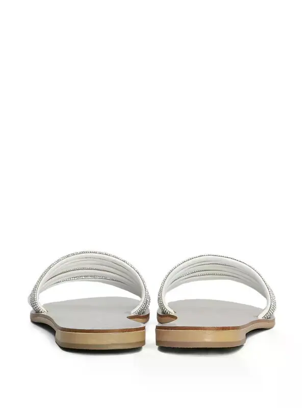 NICOLAS LAINAS Crystal Embellished Sandals