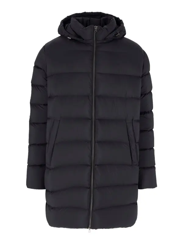 JIL SANDER Stone Island Padded Jacket - Black