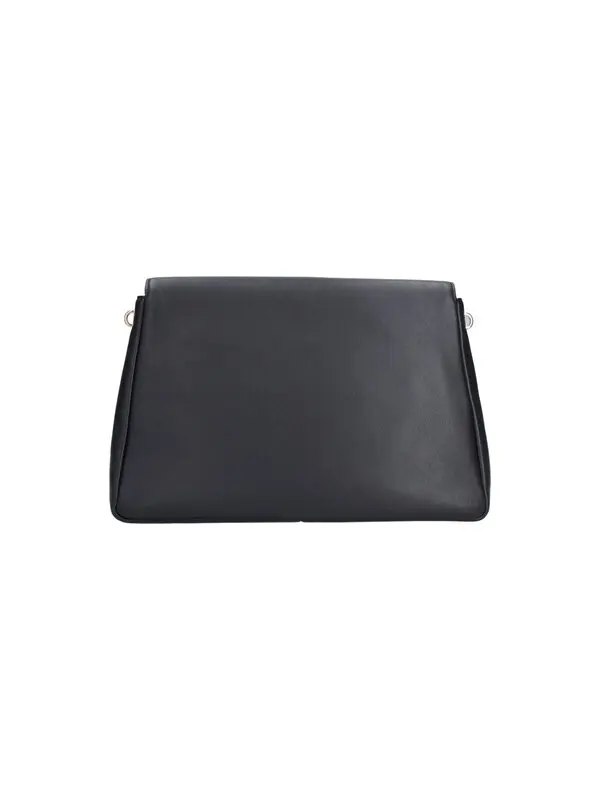 Tory Burch Charlie Large Shoulder Bag - Black