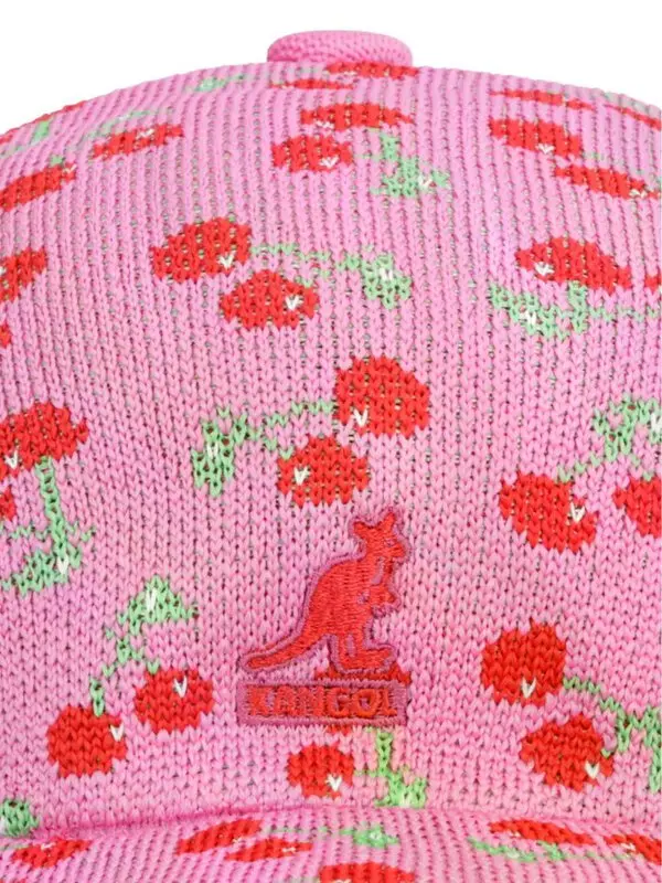 KANGOL Cherry Print Embroidered Logo Cap