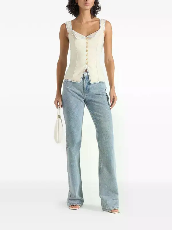 Manière De Voir Lace-trim Corset Cami Top