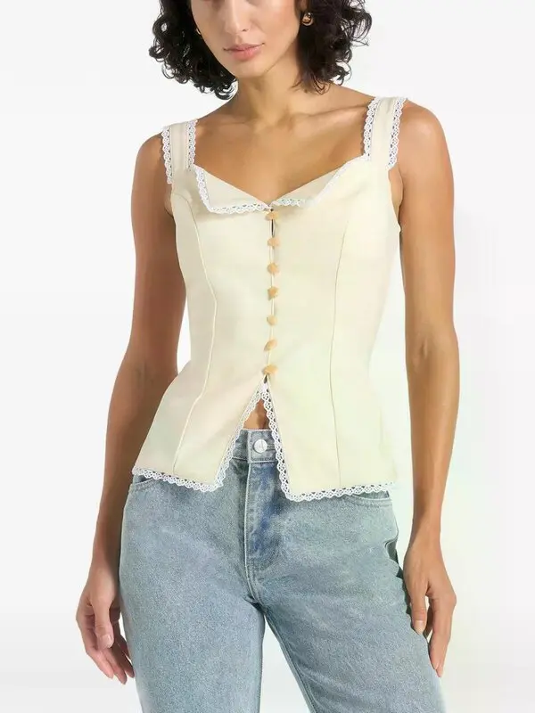 Manière De Voir Lace-trim Corset Cami Top
