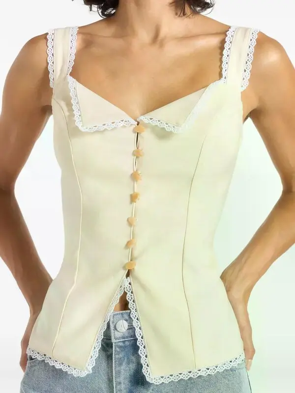 Manière De Voir Lace-trim Corset Cami Top