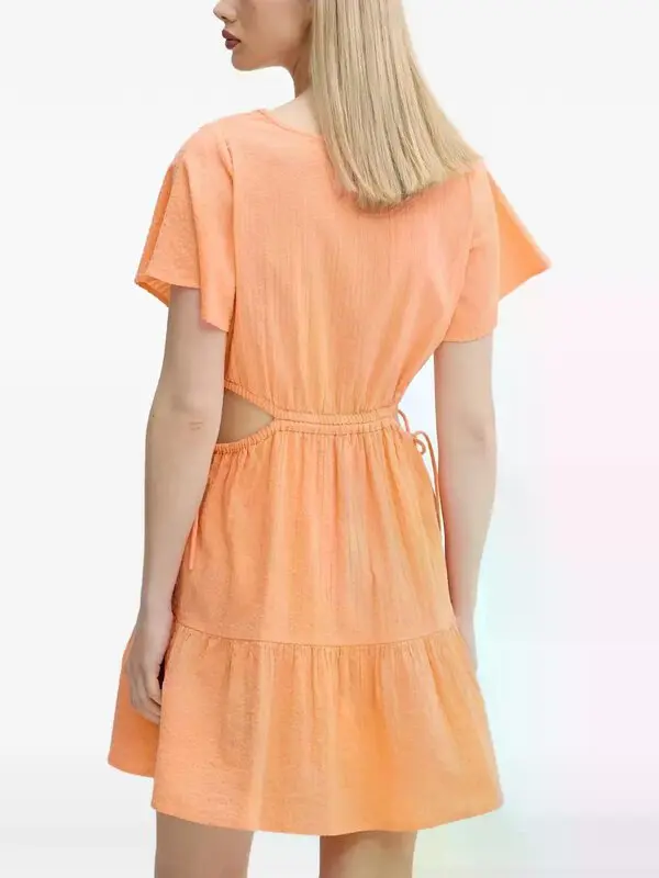 Rip Curl Cala Vadella Cut-out Tiered Mini Dress