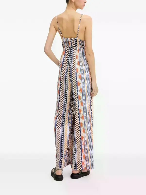 Rip Curl San Carlos Graphic-print Tie-front Jumpsuit