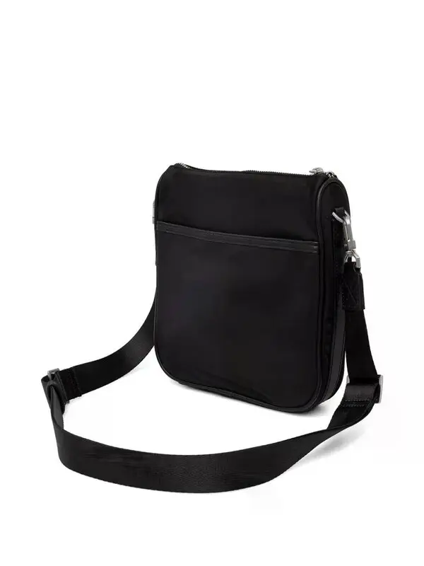 Guess Milano Logo-plaque Messenger Bag - Black