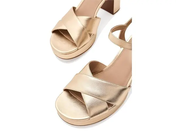Vince Ericka Suede Platform Sandals - Bone