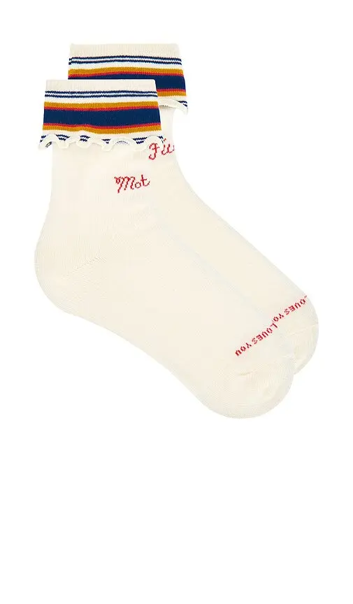 MOTHER The Fold Please Socks - In The Lines