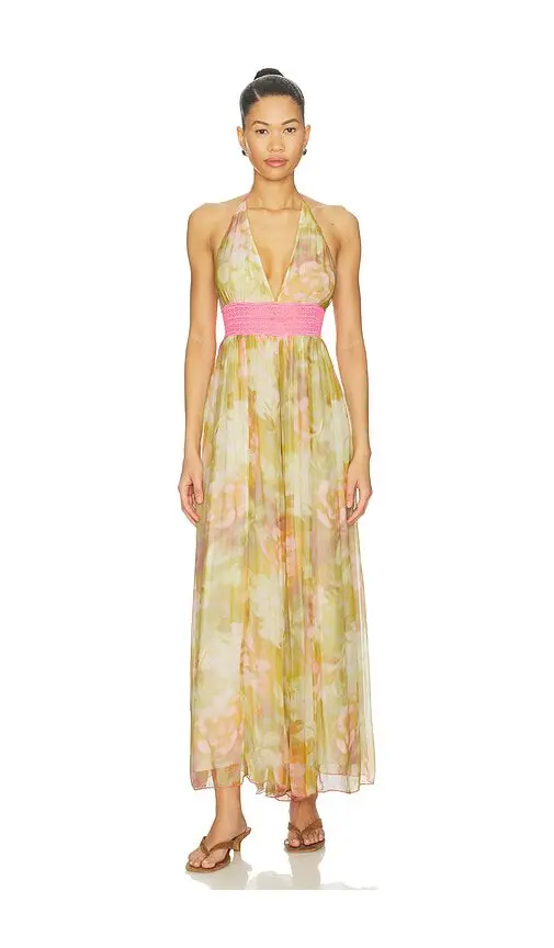 Free People Ultraviolet Haze Jumpsuit - Blush Meadow Combo