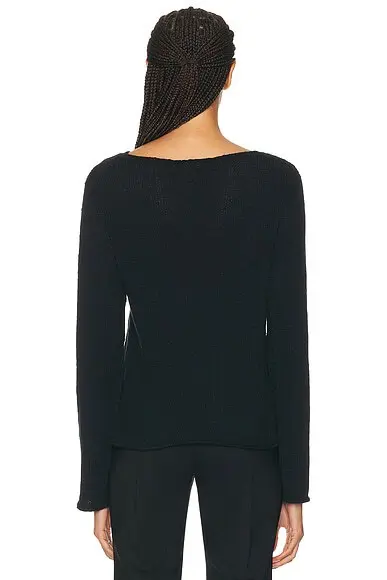 THE ROW Omiko Textured Knit Top