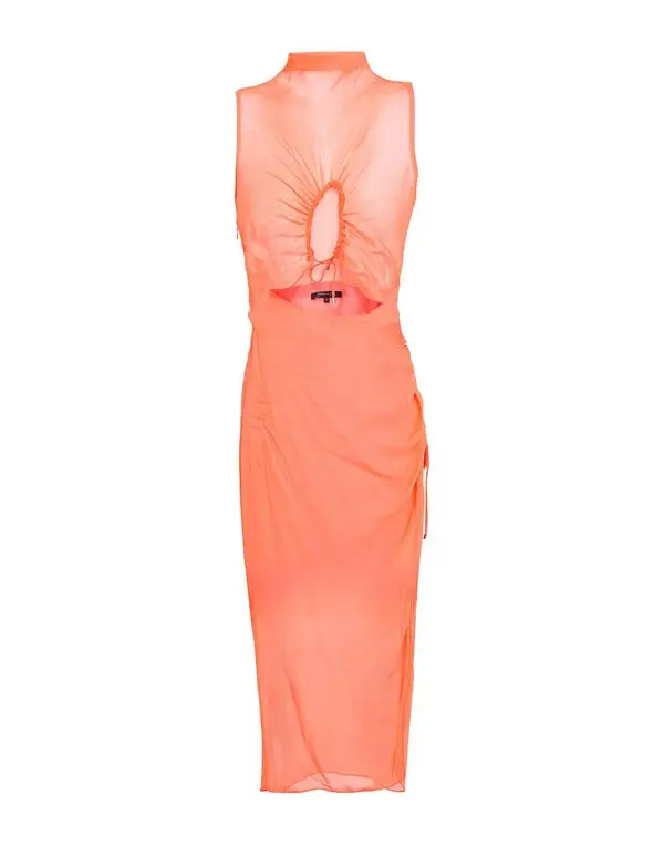 Patrizia Pepe Sleeveless Cutout Maxi Dress