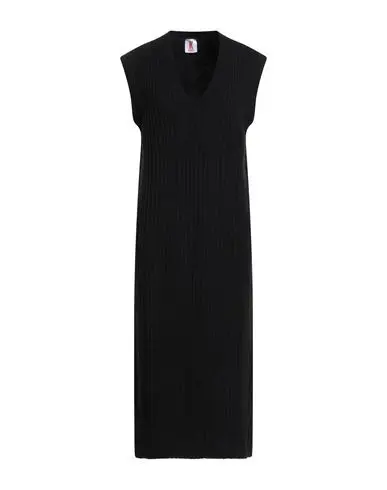 KONTATTO Bodycon Knitted Midi Dress - Black