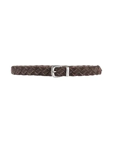 Eleventy Platinum Belt Dark Leather - Brown