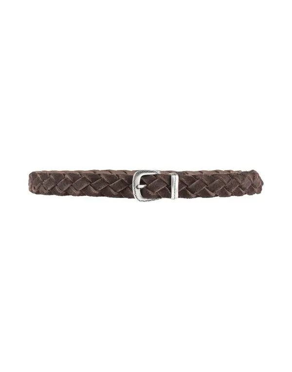 Eleventy Platinum Belt Dark Leather
