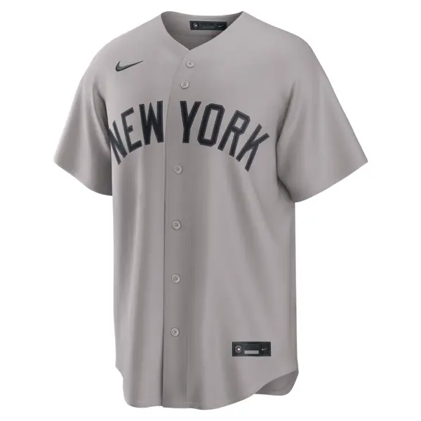 Nike Anthony Volpe New York Yankees Mlb Replica Jersey - Grey