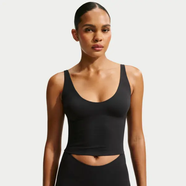 Nike Skims Studio Stretch Plunge Tank Top - Black