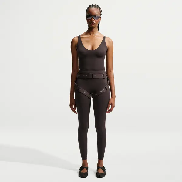 Nike Studio Stretch Leggings - Brown