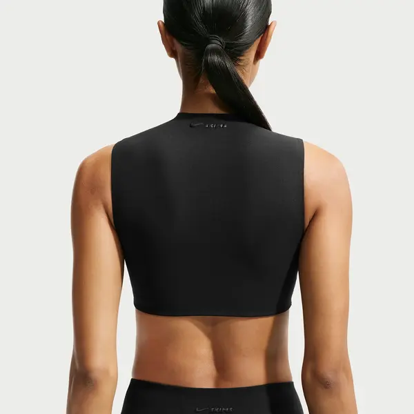 Nike Skims Studio Stretch Light-support Mock Neck Sports Bra