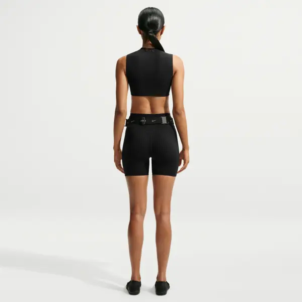 Nike Skims Studio Stretch Light-support Mock Neck Sports Bra