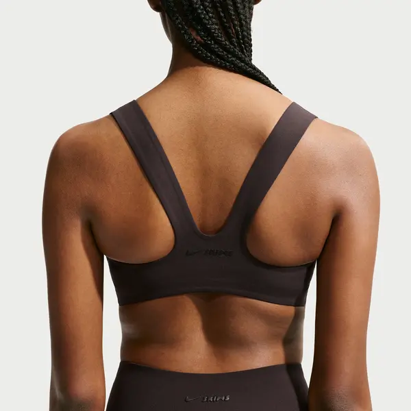 Nike Skims Studio Stretch Square Neck Bra - Brown