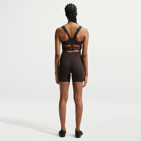Nike Skims Studio Stretch Square Neck Bra - Brown