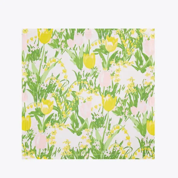 Tory Burch Les Tulipes Dinner Napkin, Set Of 4 - Multi