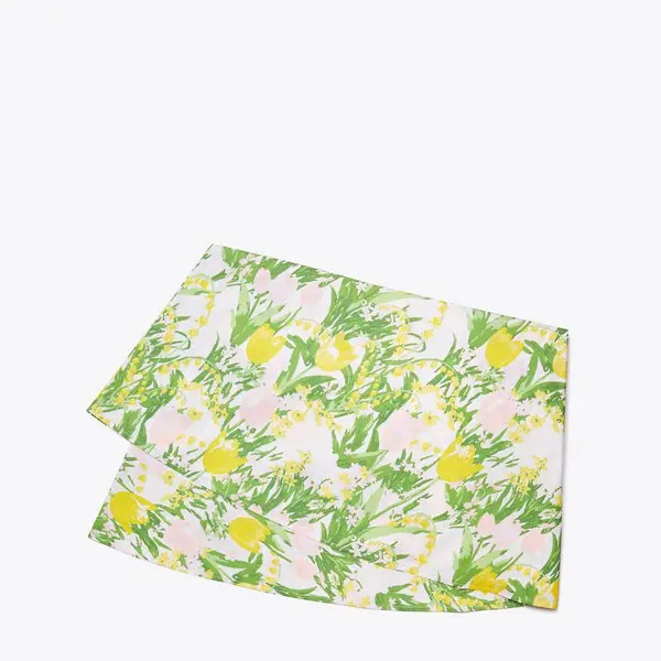 Tory Burch Les Tulipes Round Tablecloth, 120 - Multi