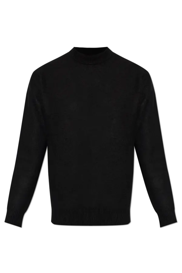 JIL SANDER Wool Crew Neck Sweater - Black