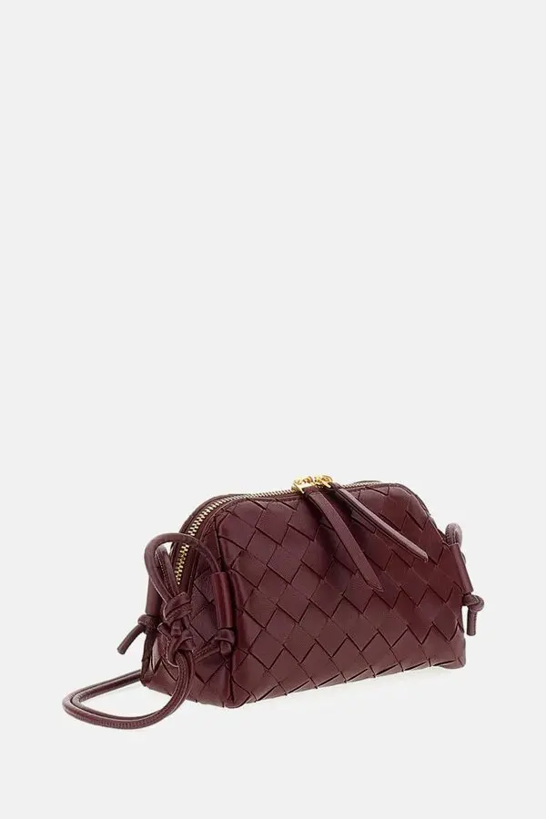 Bottega Veneta Nappa Leather Clutch - Red