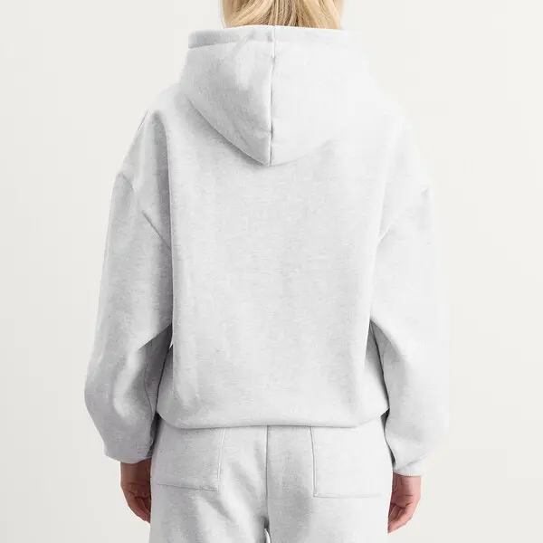 MKI MIYUKI ZOKU Arch Hoodie - Light Grey/deep Navy