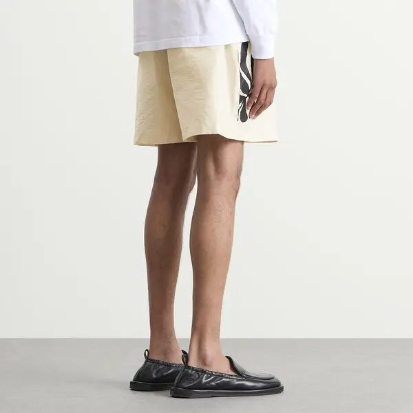 MKI MIYUKI ZOKU Botanical Print Wide Leg Shorts