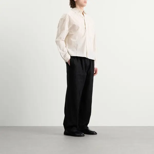 MKI MIYUKI ZOKU Linen Wide Leg Trousers