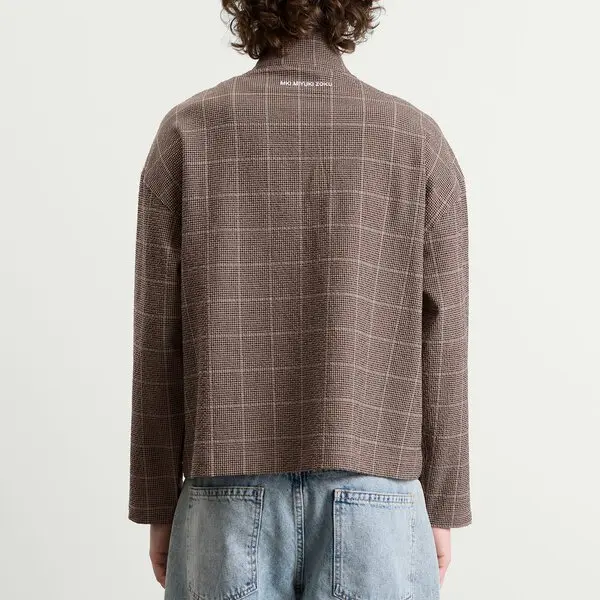 MKI MIYUKI ZOKU Seersucker Check Track Jacket