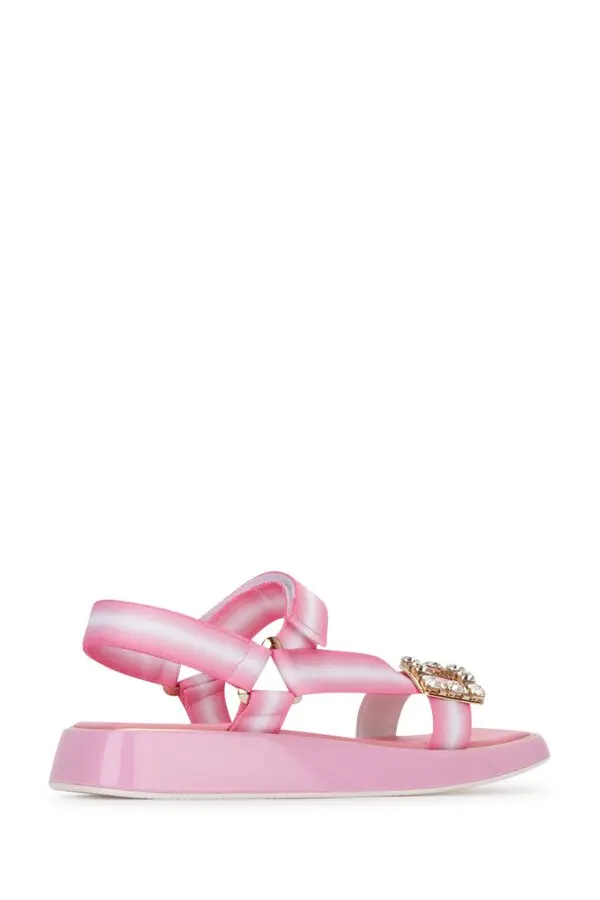 ROGER VIVIER Embellished Sandals - Multicolor
