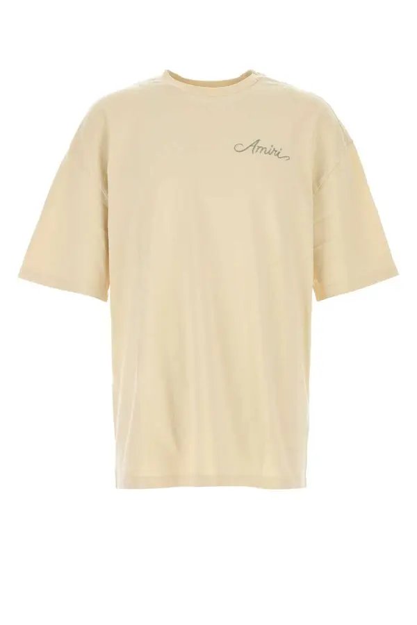 Amiri Sand Cotton Oversize T-shirt