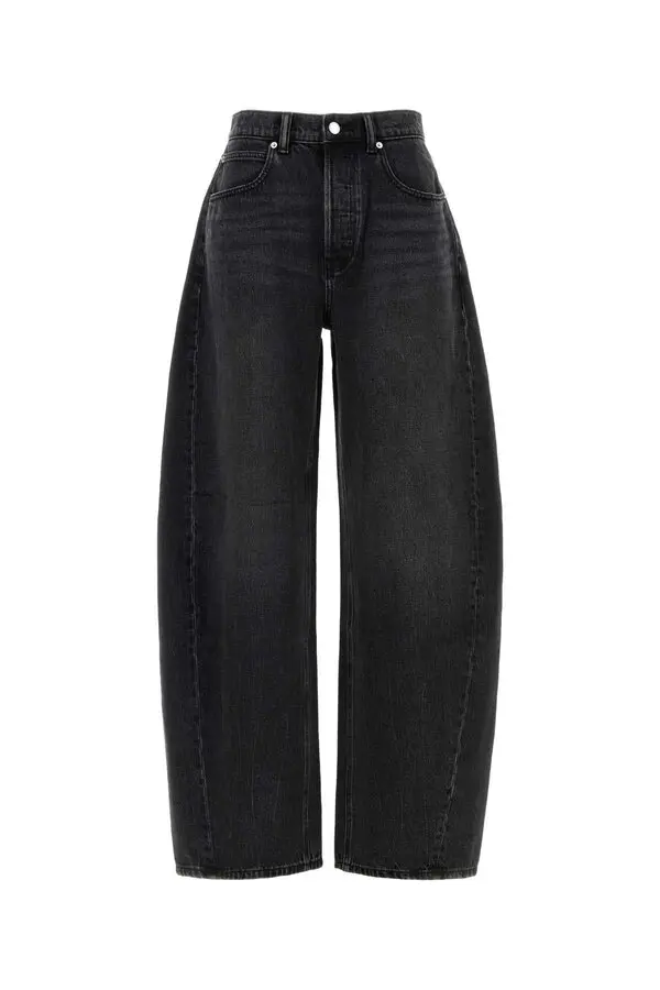 Alexander Wang Wide-leg Denim Jeans - Black