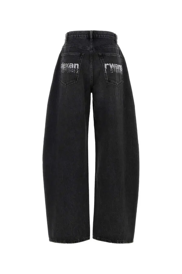 Alexander Wang Wide-leg Denim Jeans - Black