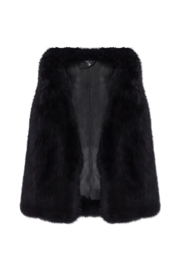 Balmain Lamb Fur Vest