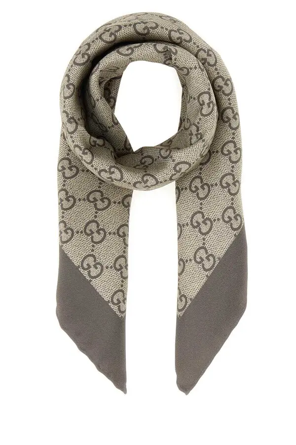 Gucci Printed Silk Foulard - Multicolor