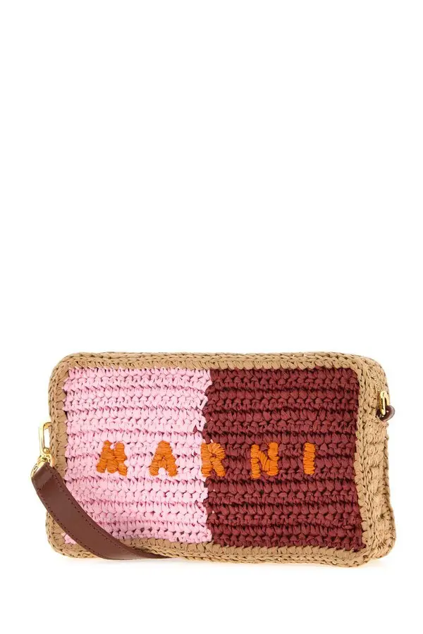 Marni Raffia Seaside Crossbody Bag