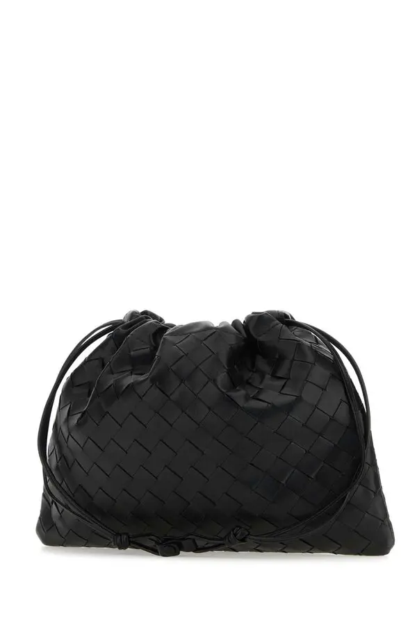 Bottega Veneta Medium Leather Pouch Clutch
