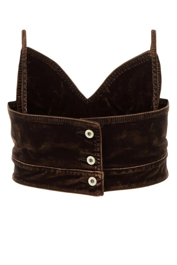 Loewe Velvet Cropped Top