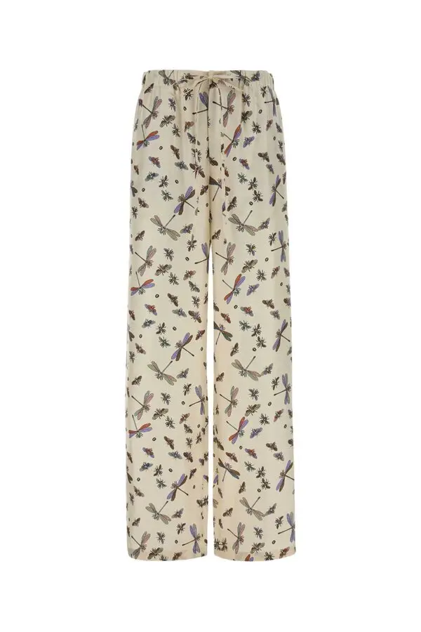 Gucci Printed Silk Pyjama Pants - Multicolor