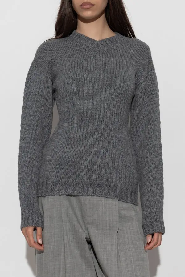 JIL SANDER Wool V-neck Sweater