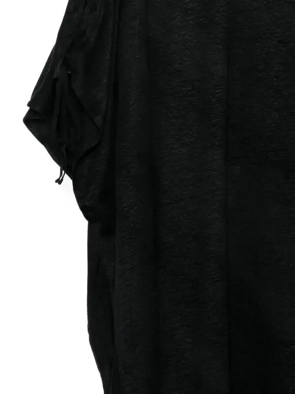 LIMI FEU Asymmetrical Lace-up T-shirt