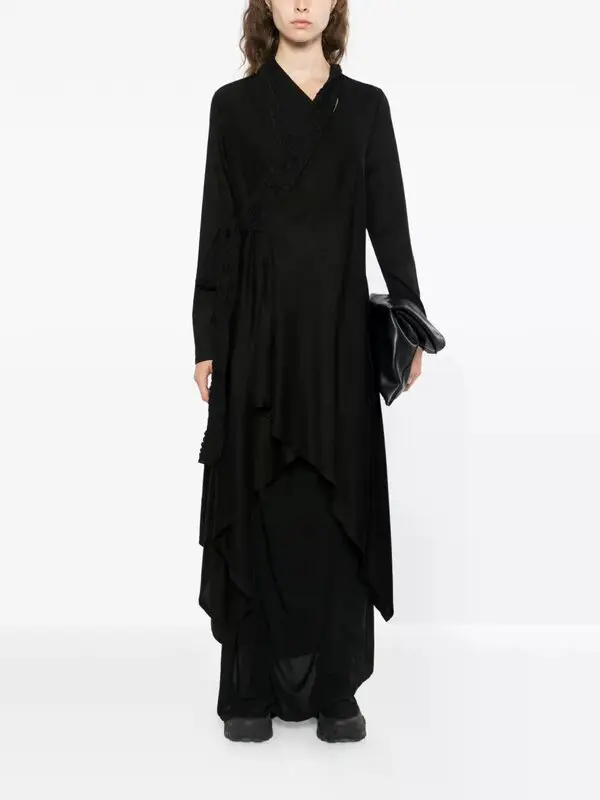 LIMI FEU Asymmetric Open-front Coat
