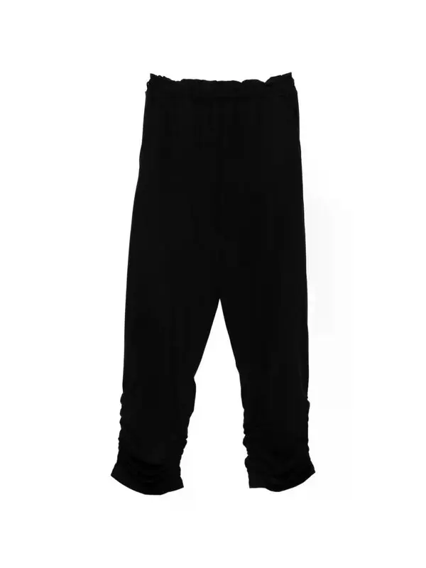 LIMI FEU Ruched Track Pants - Black