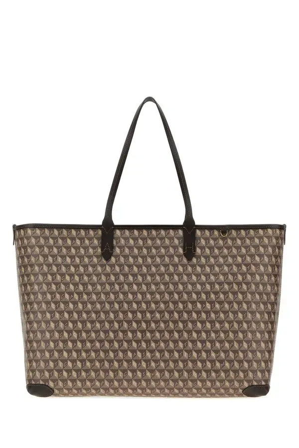 ANYA HINDMARCH Printed Canvas Shopping Bag