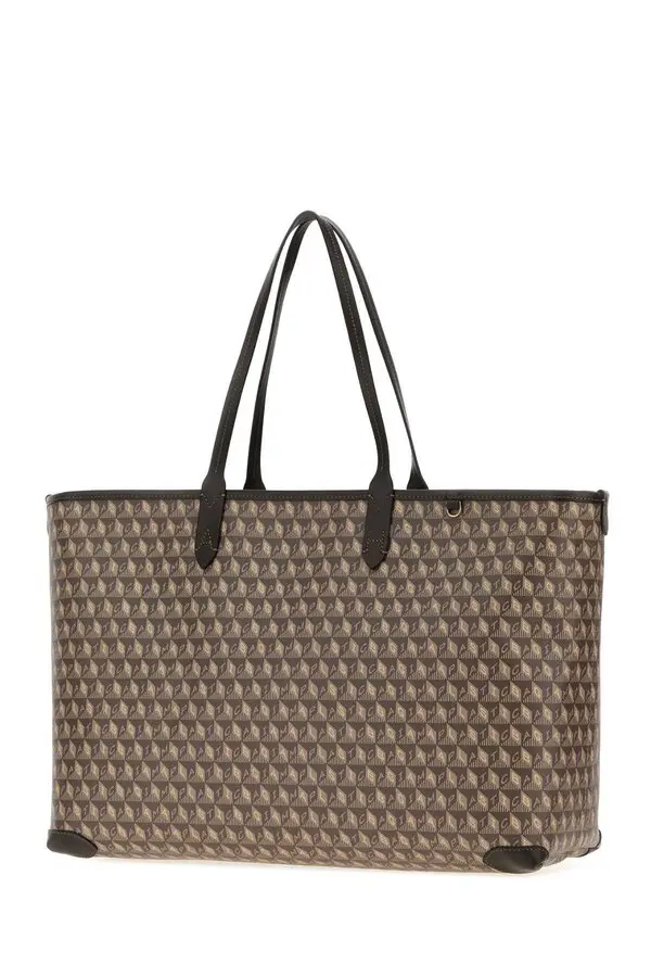 ANYA HINDMARCH Printed Canvas Shopping Bag