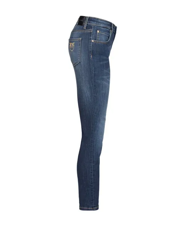 Pinko Sabrina Cropped Skinny Jeans - Blue